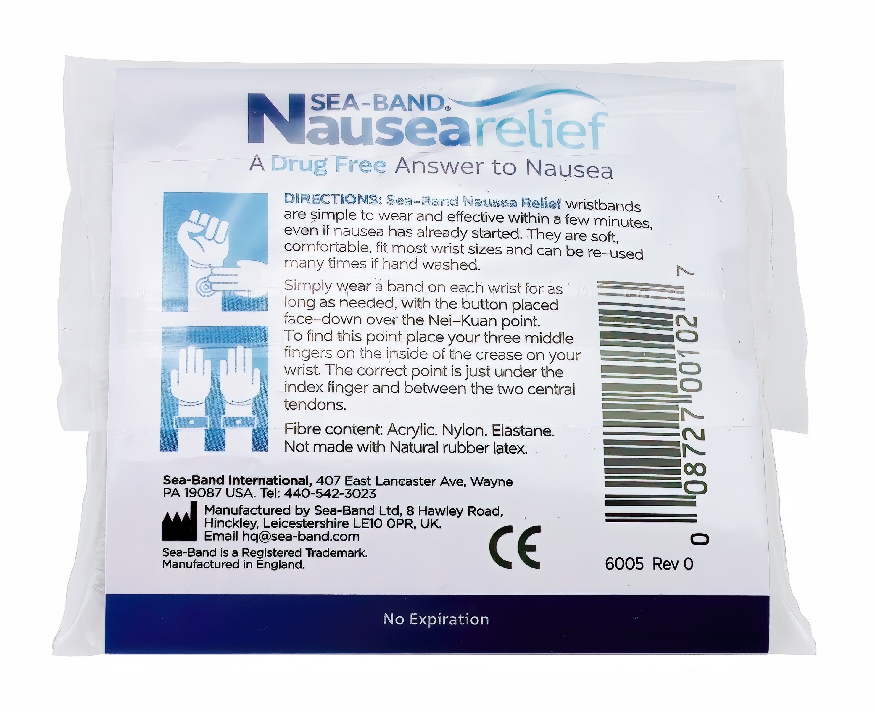 XL Adult Sea-Bands | Extra-Large Acupressure Wristbands for Nausea ...